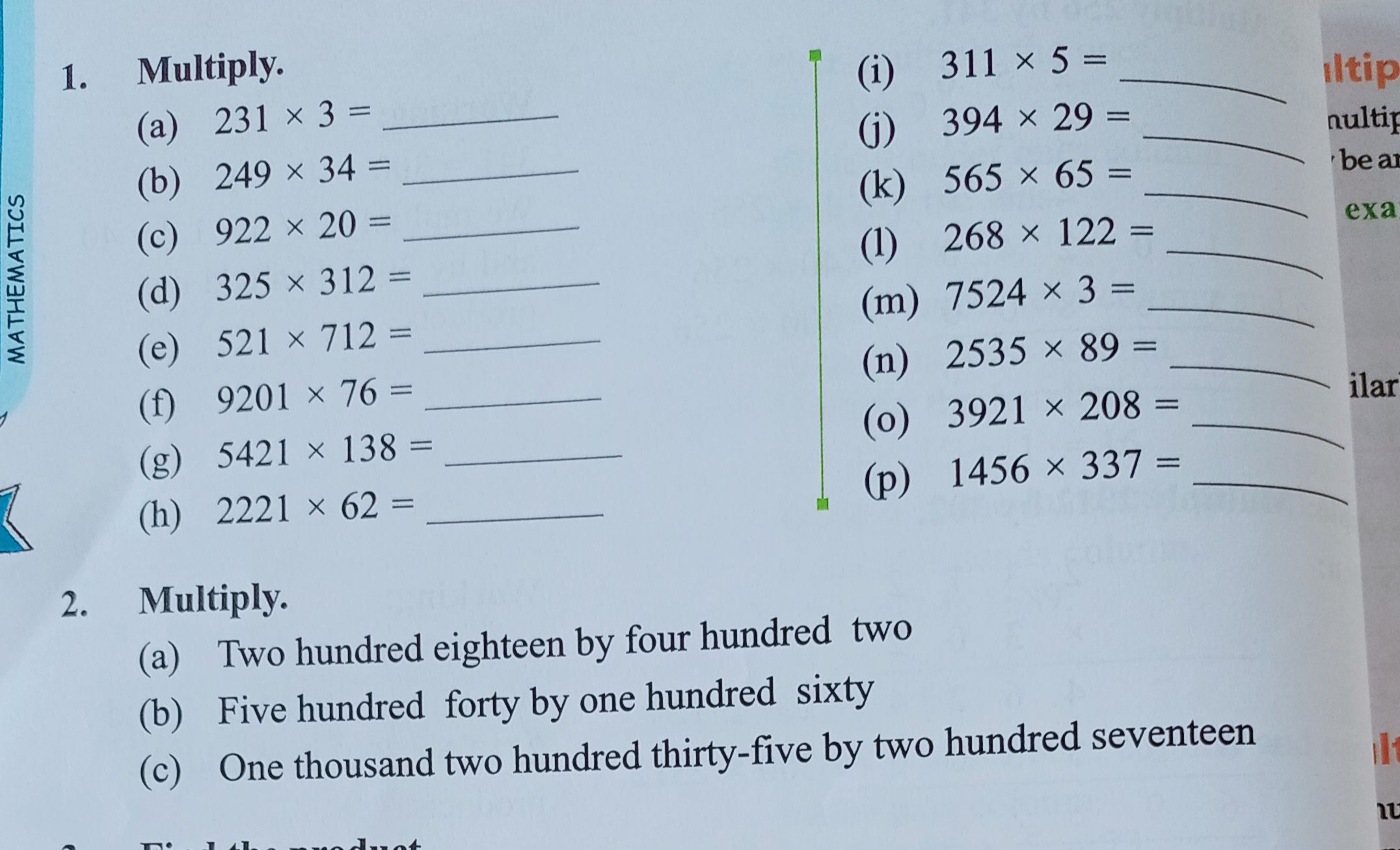 Home Work - Maths - Assignment - Teachmint