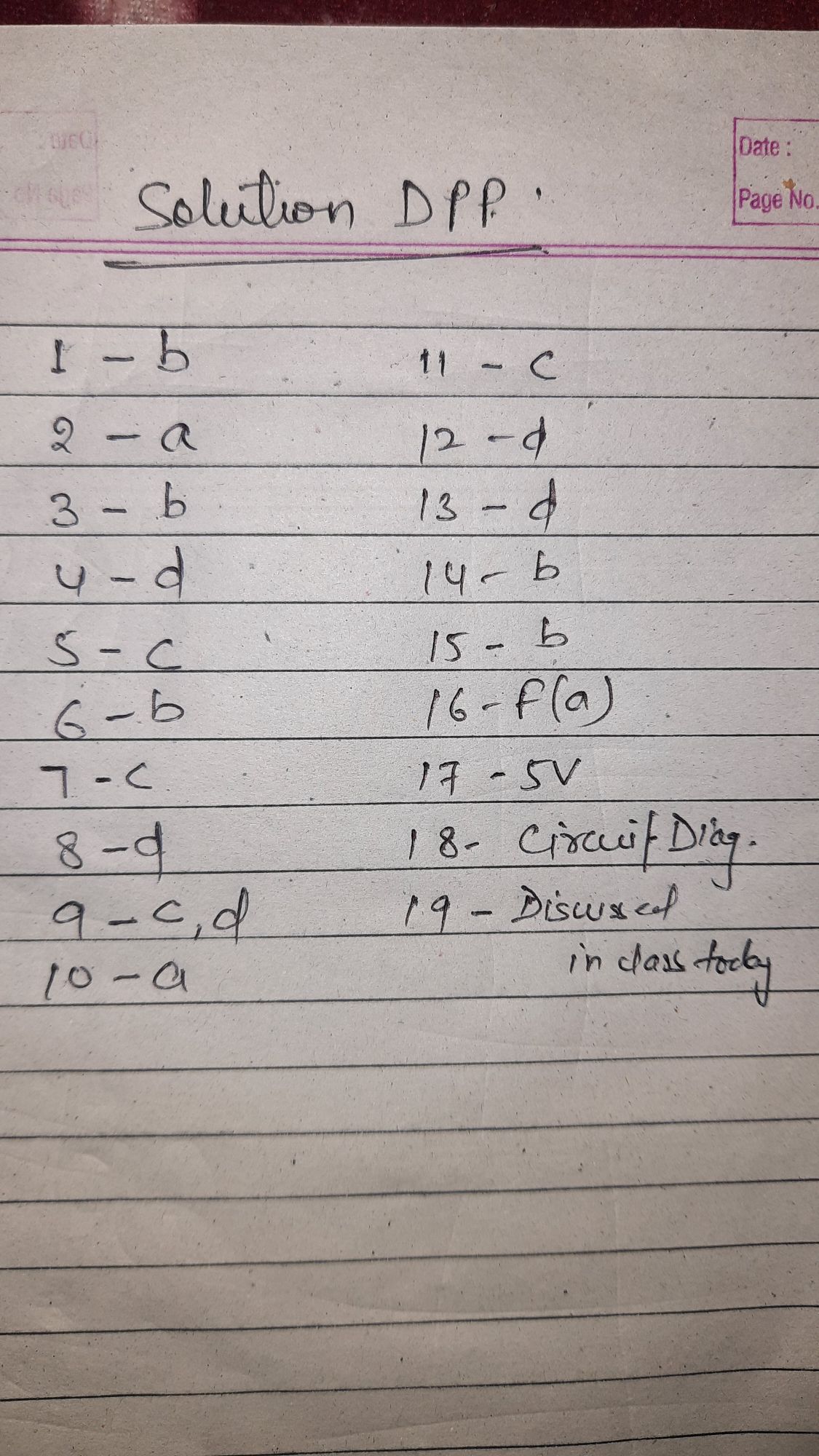 Solution Electricity - Physics - Assignment - Teachmint