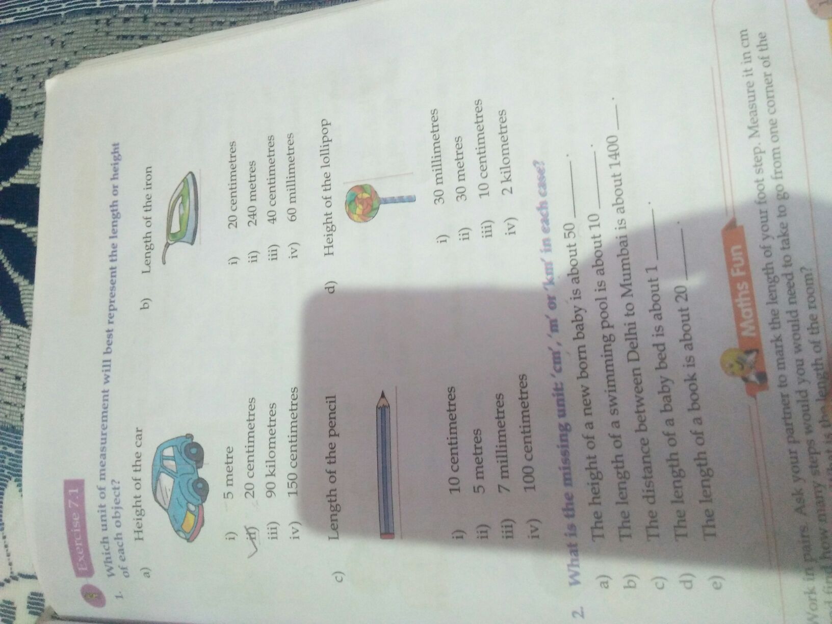 Maths Chapter 7 Exercise7.1 To 7.3 - Mathematics - Assignment - Teachmint