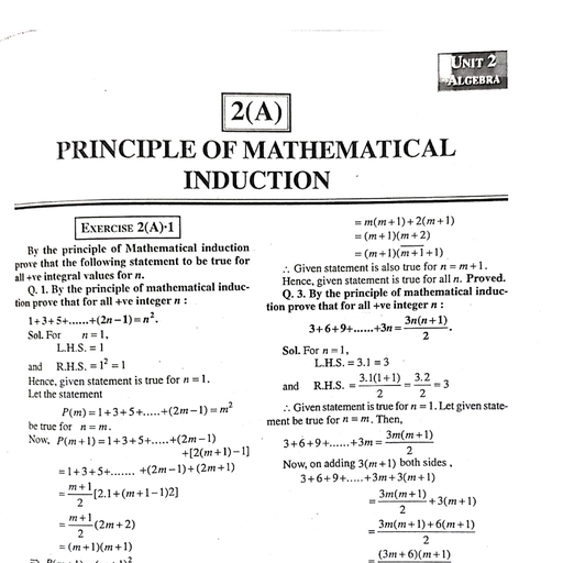 11 maths Ch- 2A.pdf - Mathematics - Notes - Teachmint