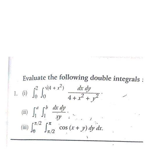 double integrals 01.pdf - MATHS - Notes - Teachmint