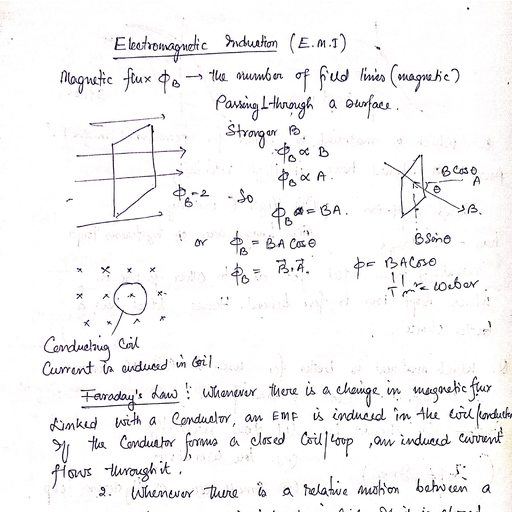 Electromagnetic induction - Physics - Notes - Teachmint