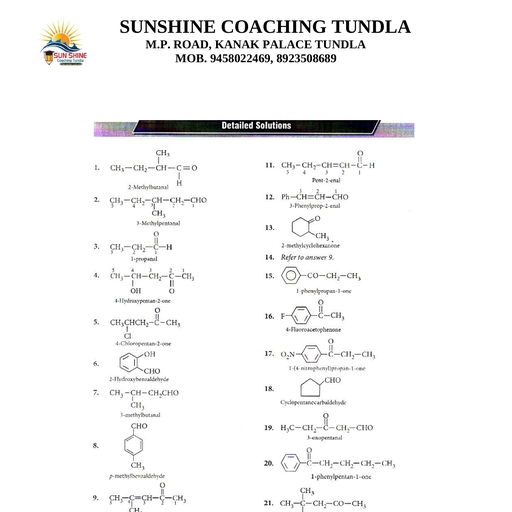 aldehydes ,ketones and carboxylic acid - Chemistry - Notes - Teachmint