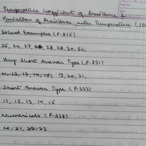 Temperature Coefficient of Resistance & Variation of Resistance with Temperature (ISC) - Physics ...