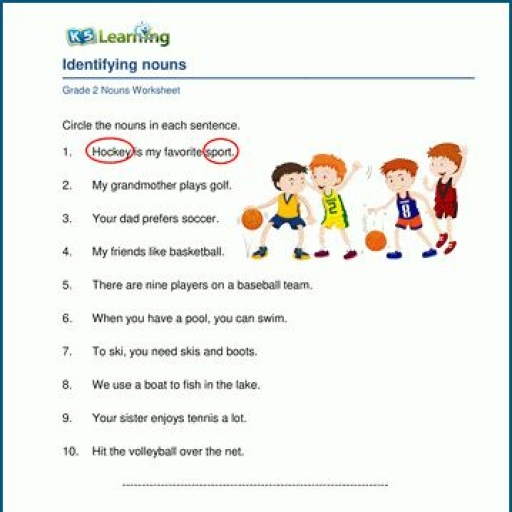 Nouns - Maths - Assignment - Teachmint