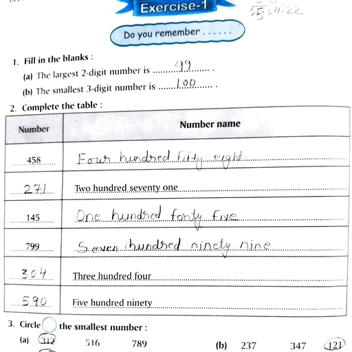 Class III Maths book - Maths - Notes - Teachmint