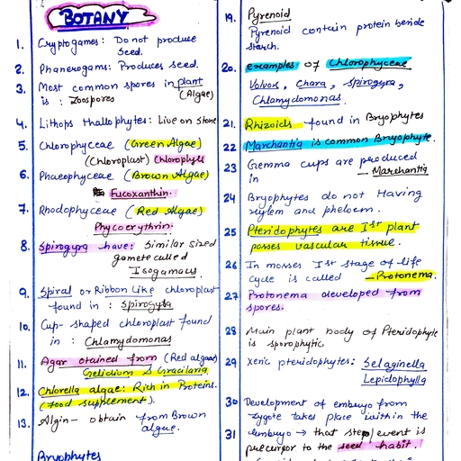 Biology +1 Part 2 - Biology - Notes - Teachmint