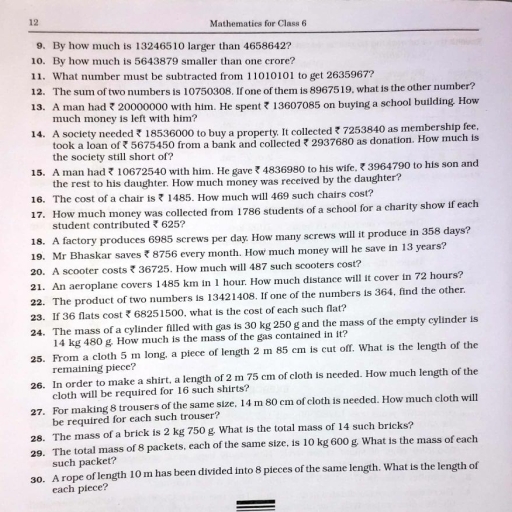 Number System - Maths - Assignment - Teachmint