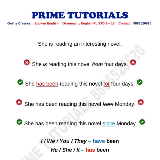 For / Since.pdf - Spoken English - Notes - Teachmint