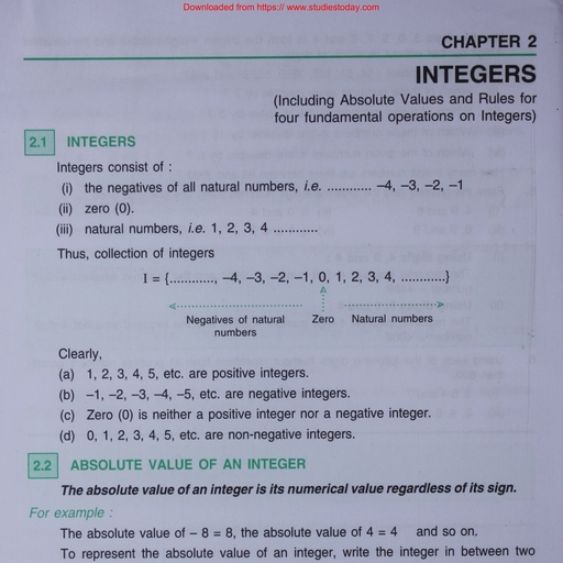 ICSE Class 6 Maths Chapte - All Subjects - Notes - Teachmint