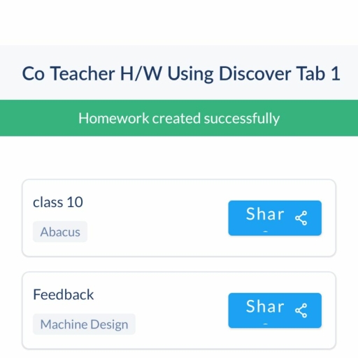 Homework Using Co Teacher Plus Button - Abacus - Assignment - Teachmint
