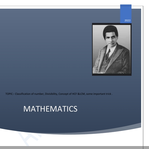 NUMBER SYSTEM BY AG.pdf - SlstPT Mathematics - Free PDF Download 2026