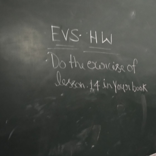 Lesson 14 - EVS - Assignment - Teachmint