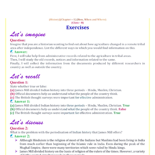 History Chapter 1 & 2.pdf - Social Science - Notes - Teachmint