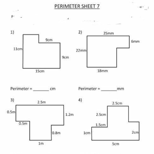 Area And Perimeter - Maths - Assignment - Teachmint