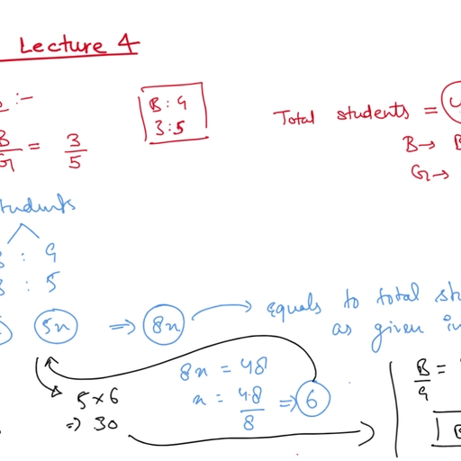 Ratios - Common Lectures - Notes - Teachmint