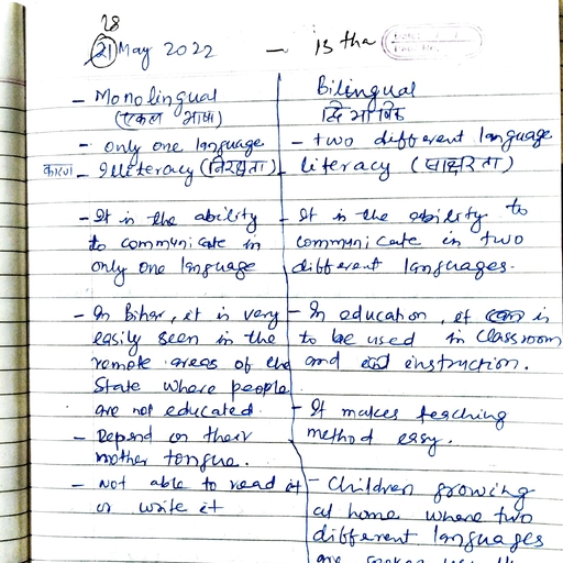Reading skills notes - English - Notes - Teachmint