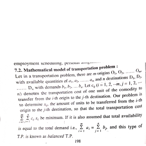 Transportation problem .p - Online Mathematics - Free PDF Download 2026