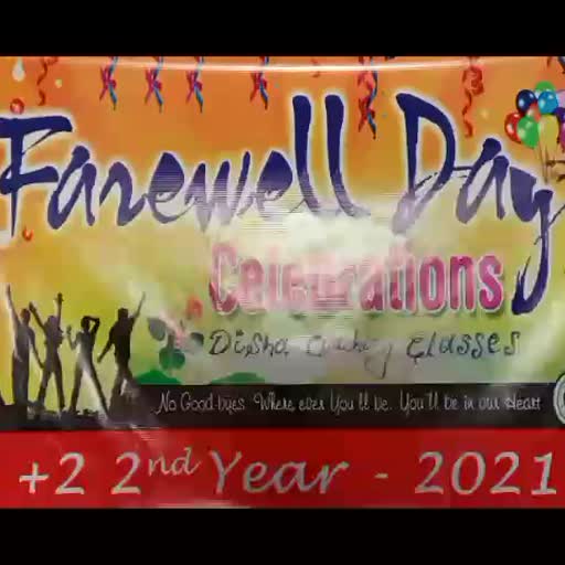 Farewell Celebration - General Competition - Notes - Teachmint