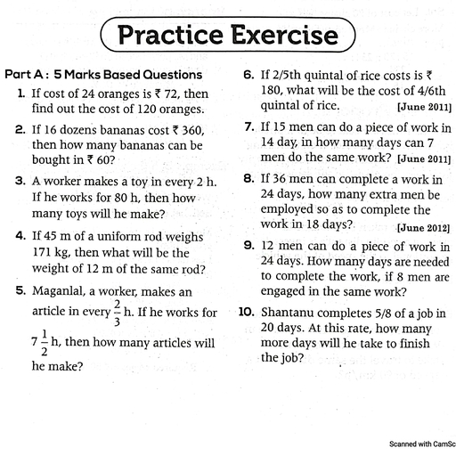 Unitary Method RIMC.pdf - Maths - Notes - Teachmint
