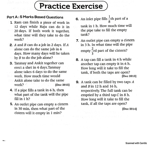 Time and Work RIMC.pdf - Maths - Notes - Teachmint