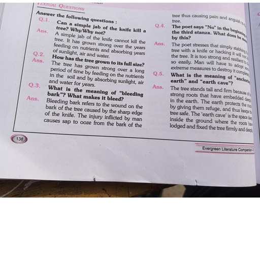 On Killing a Tree - English - Notes - Teachmint